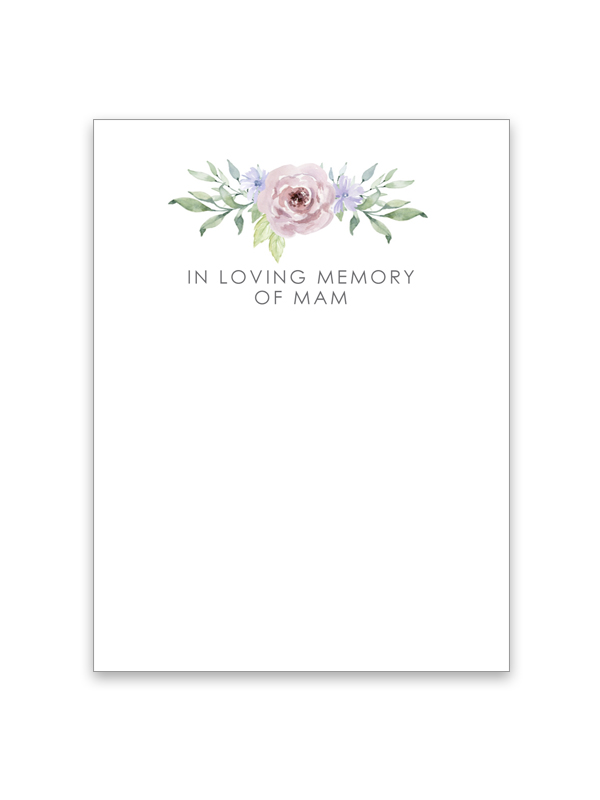 Small Floral Tribute Cards - Heavenly Floral Cards